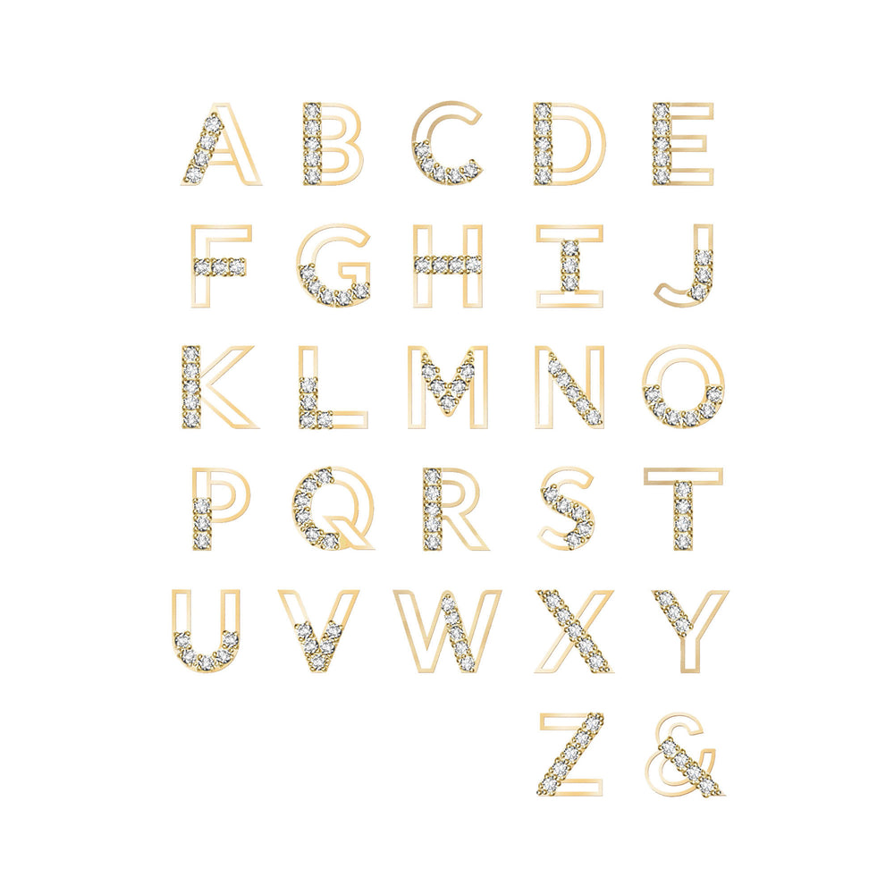 Chain Letter Necklace | K Kane Jewelry