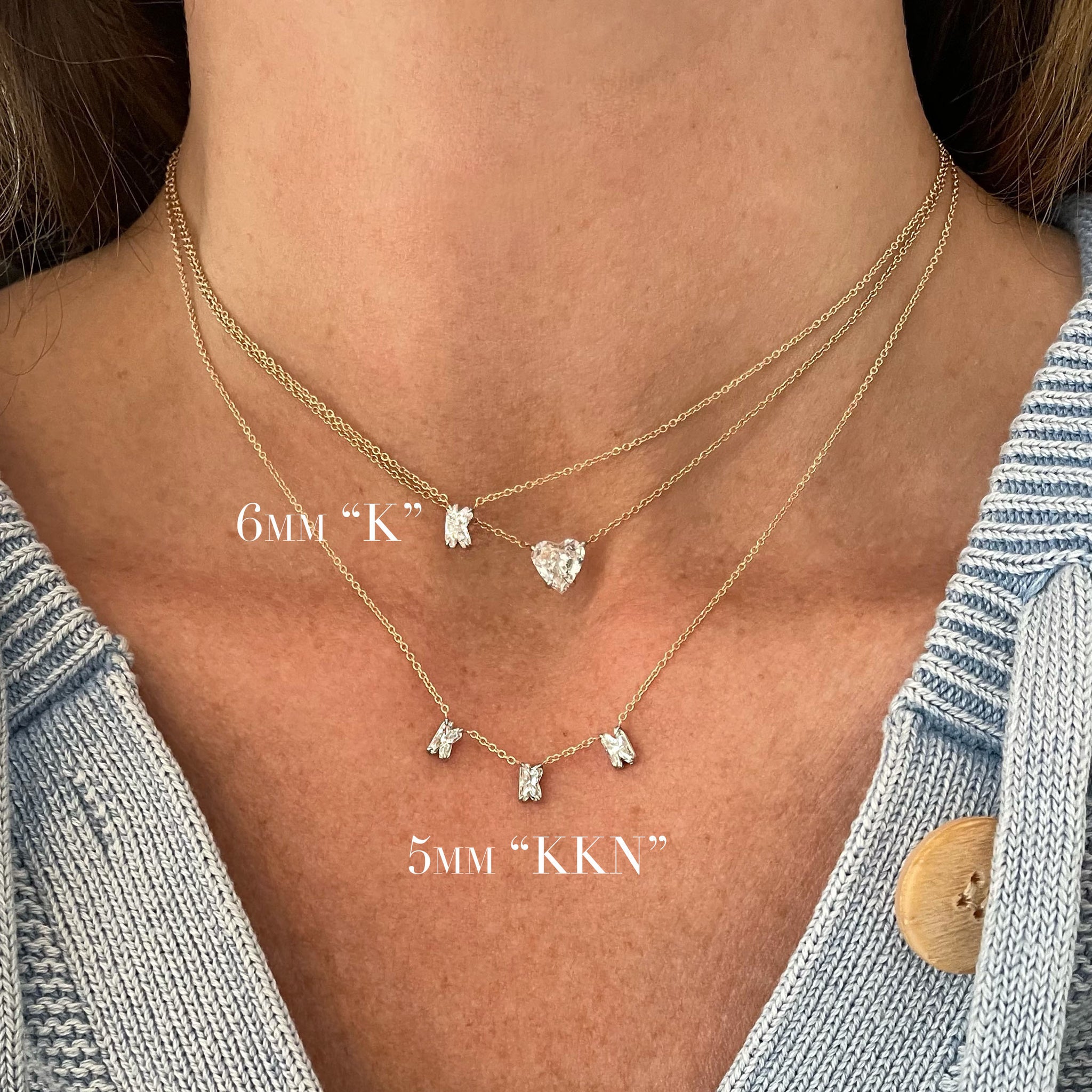 Multi Alphabet Diamond Necklace | K Kane Jewelry