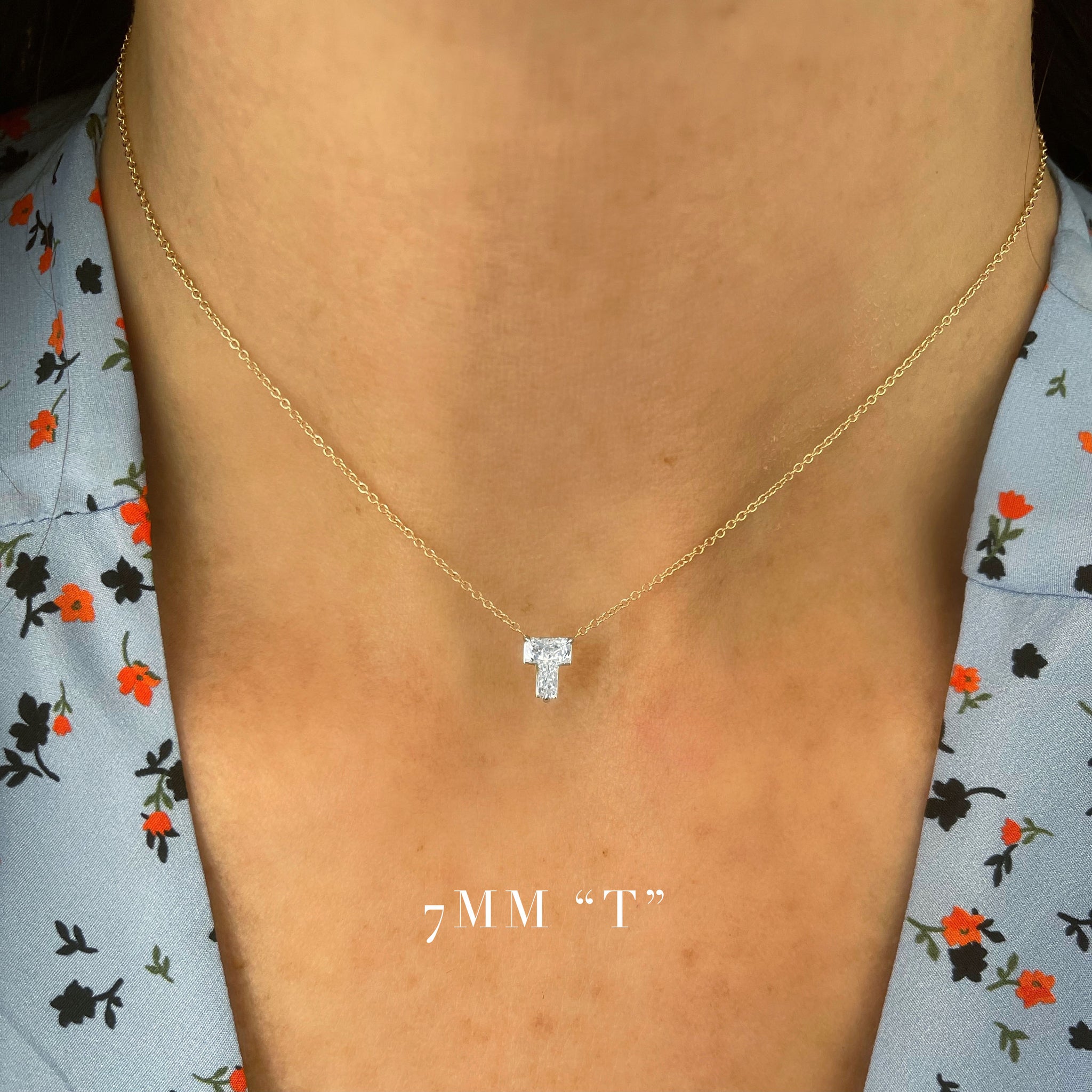 Alphabet Diamond Pendant | K Kane Jewelry