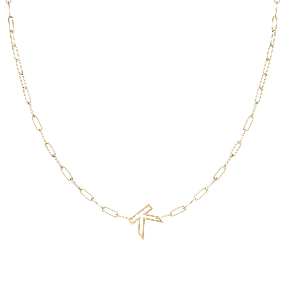 Chain Letter Necklace | K Kane Jewelry