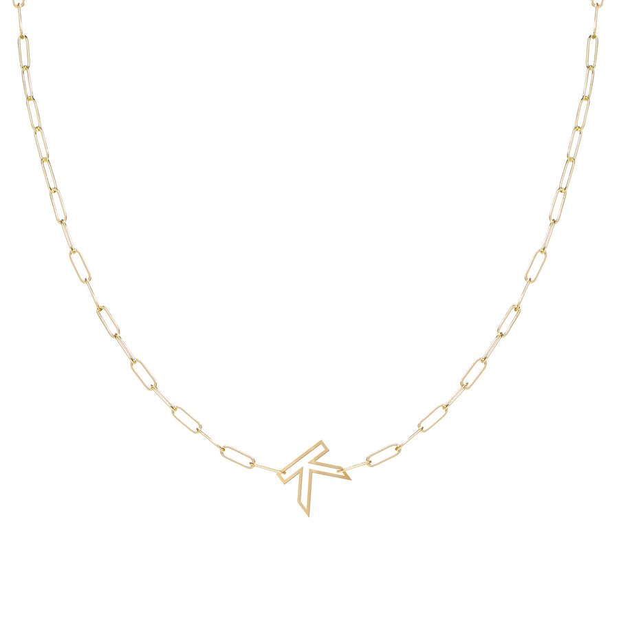 Chain Letter Necklace | K Kane Jewelry